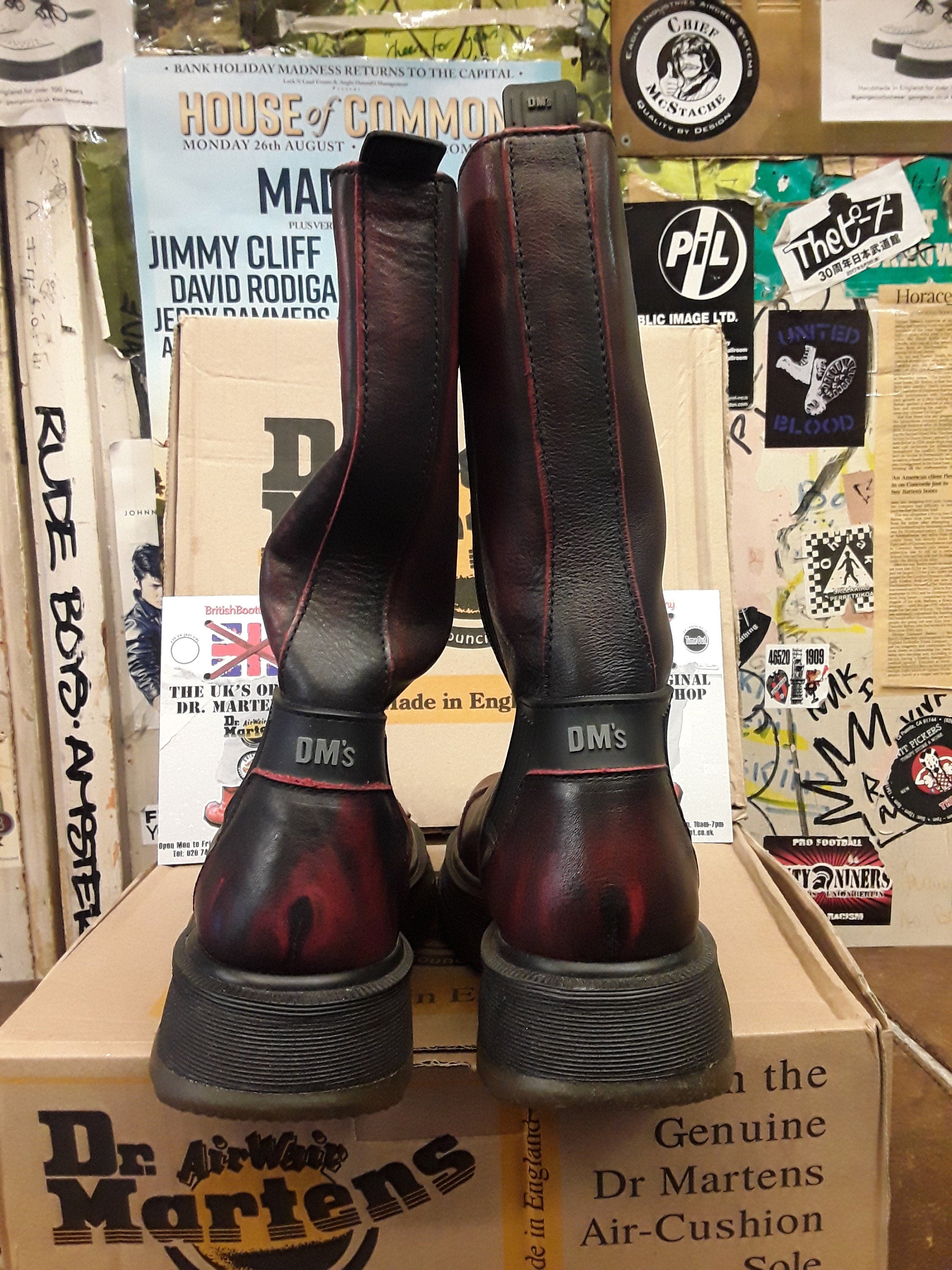 Dr Martens Made in England Riot Distressed Analine Women's Zip Boot