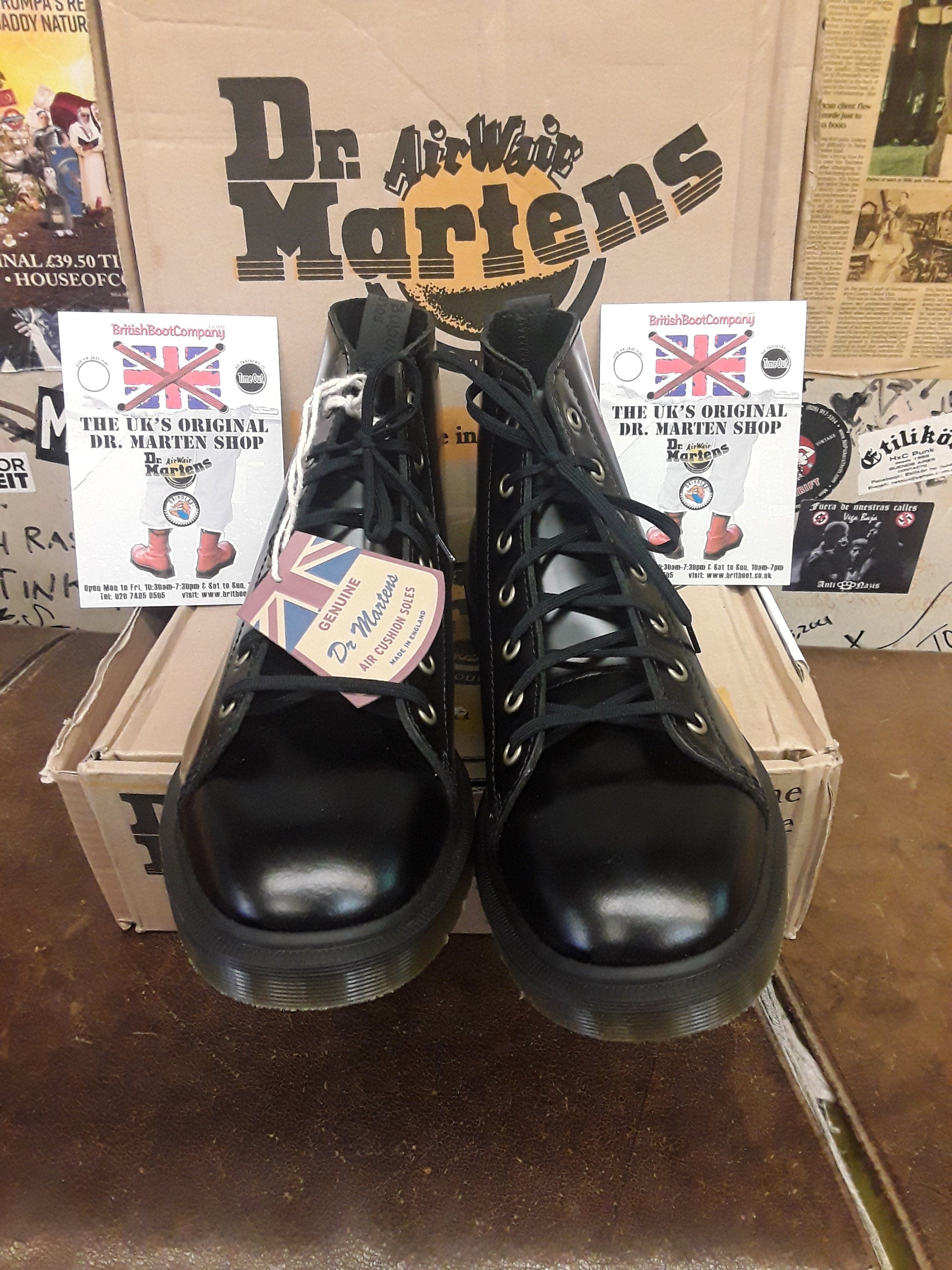 Dr Martens Black Monkey Boot, Size UK10, Made in England, Mens Leather ...