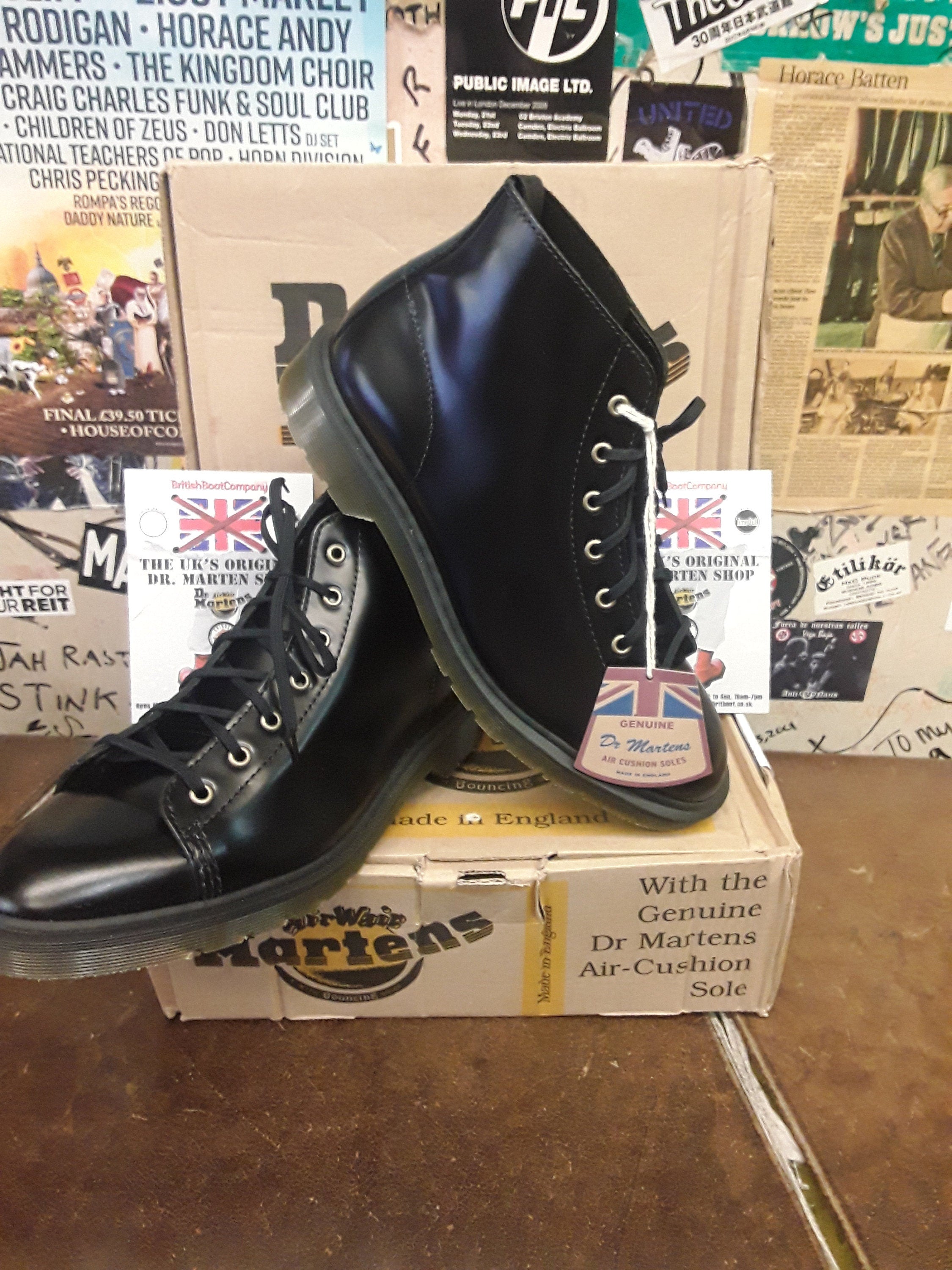 Dr Martens Black Monkey Boot, Size UK10, Made in England, Mens Leather ...