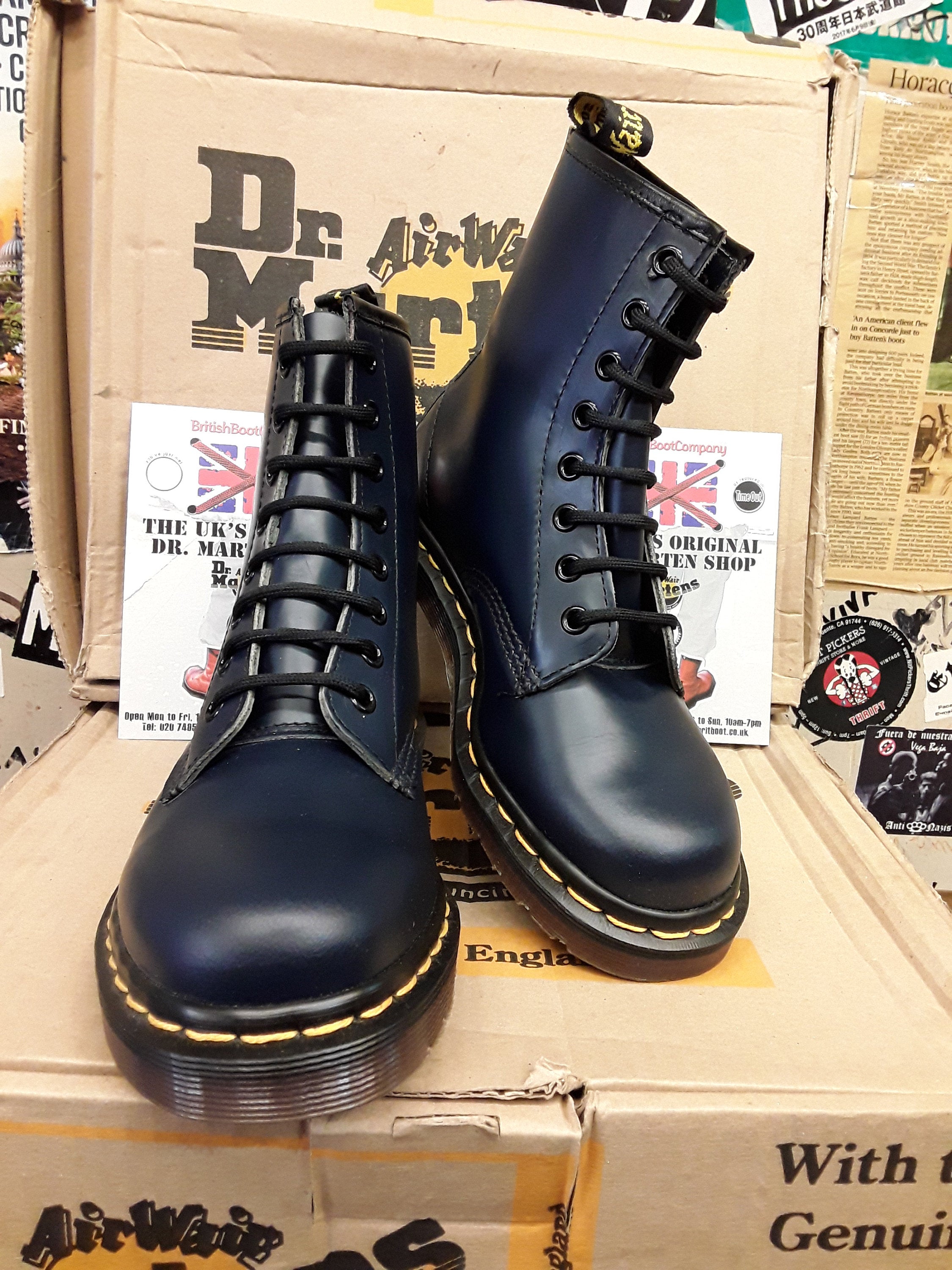 Dr Martens 1460 Navy Made in England Various Sizes