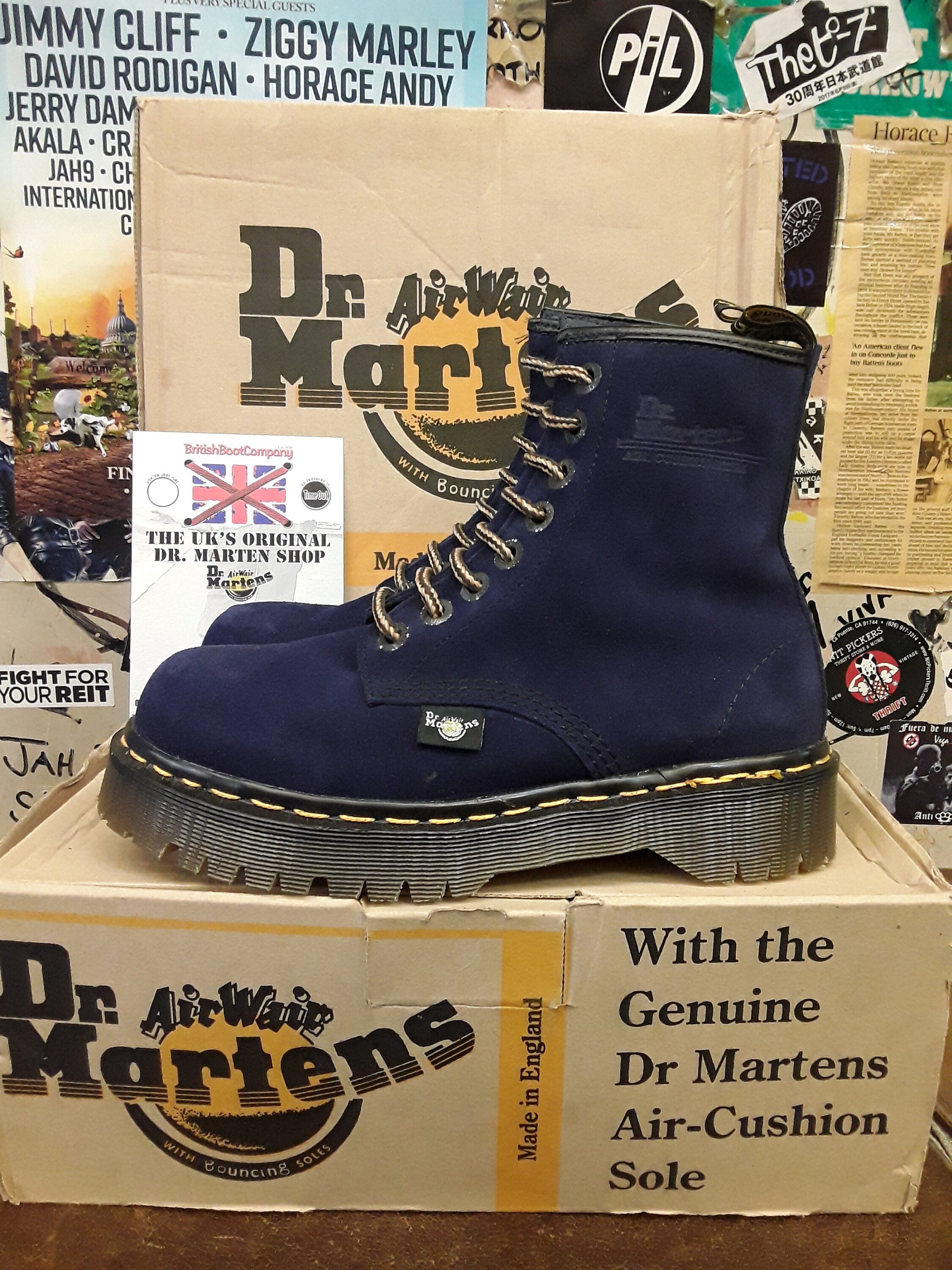 Dr Martens 8338z Bex Blue Suede