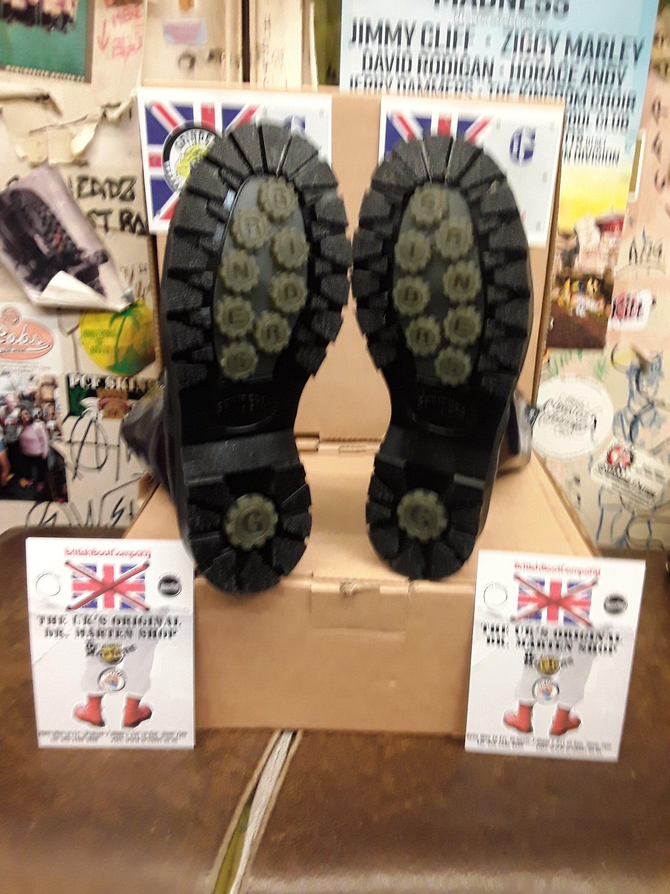 Grinders Stag Purple Spider 10 Hole Made in England Sizes 3 and 5