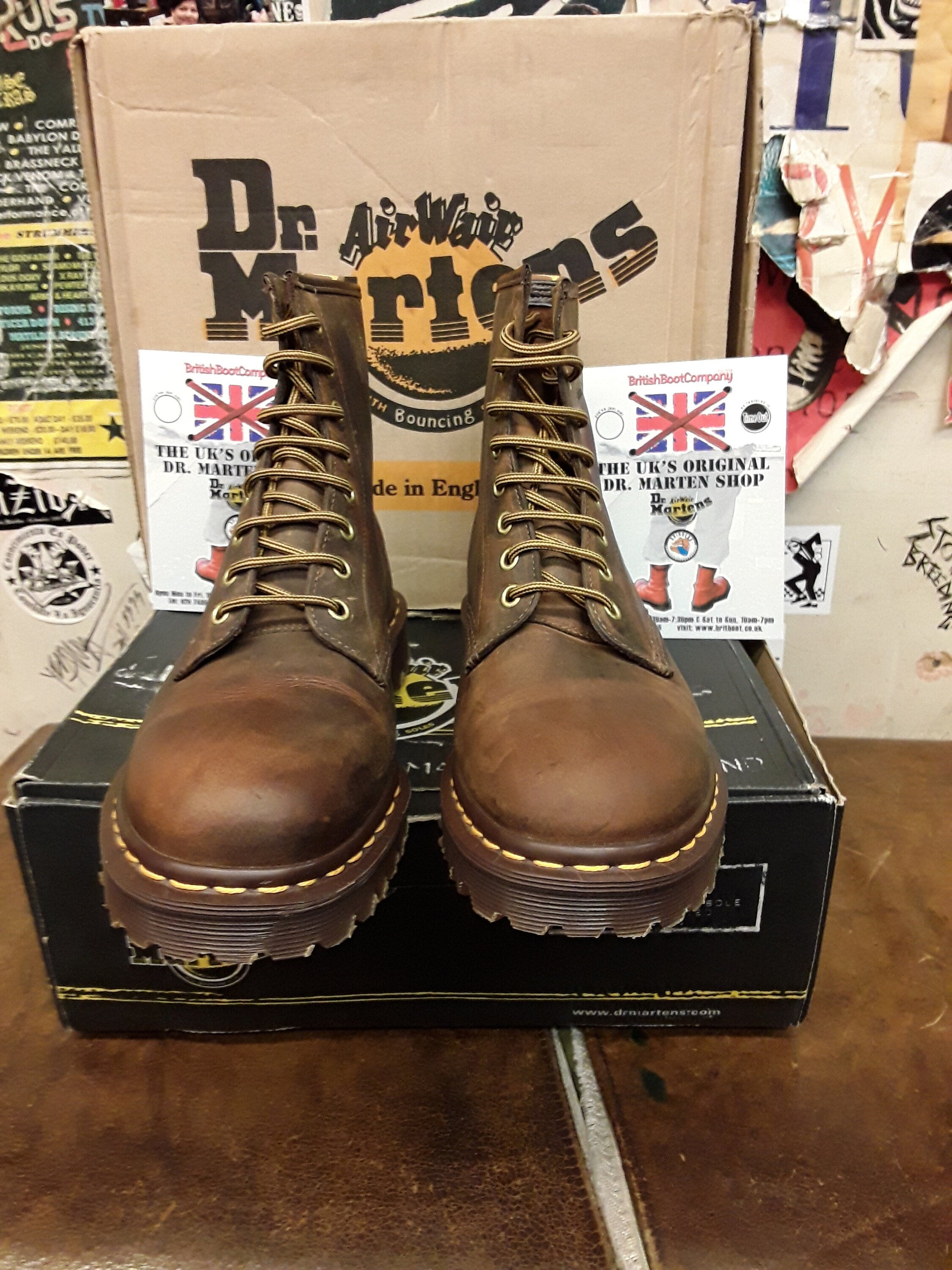 Dr Martens Vintage Aztec Crazy Horse 1460z Original 8 Hole Boots, Made ...