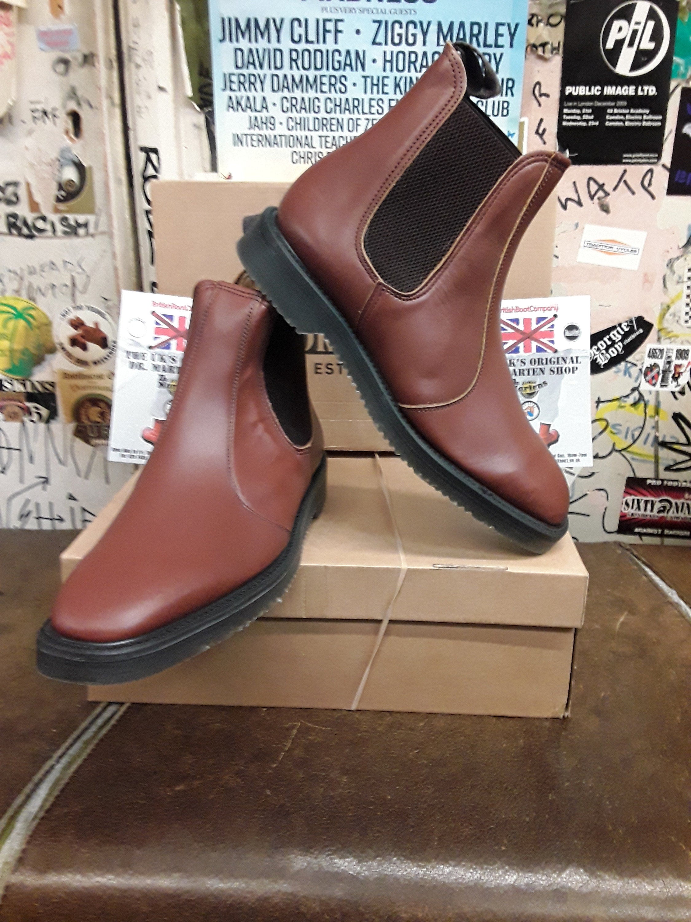 George Cox Brayfield Chelsea Boot Brown Made in England Various Sizes