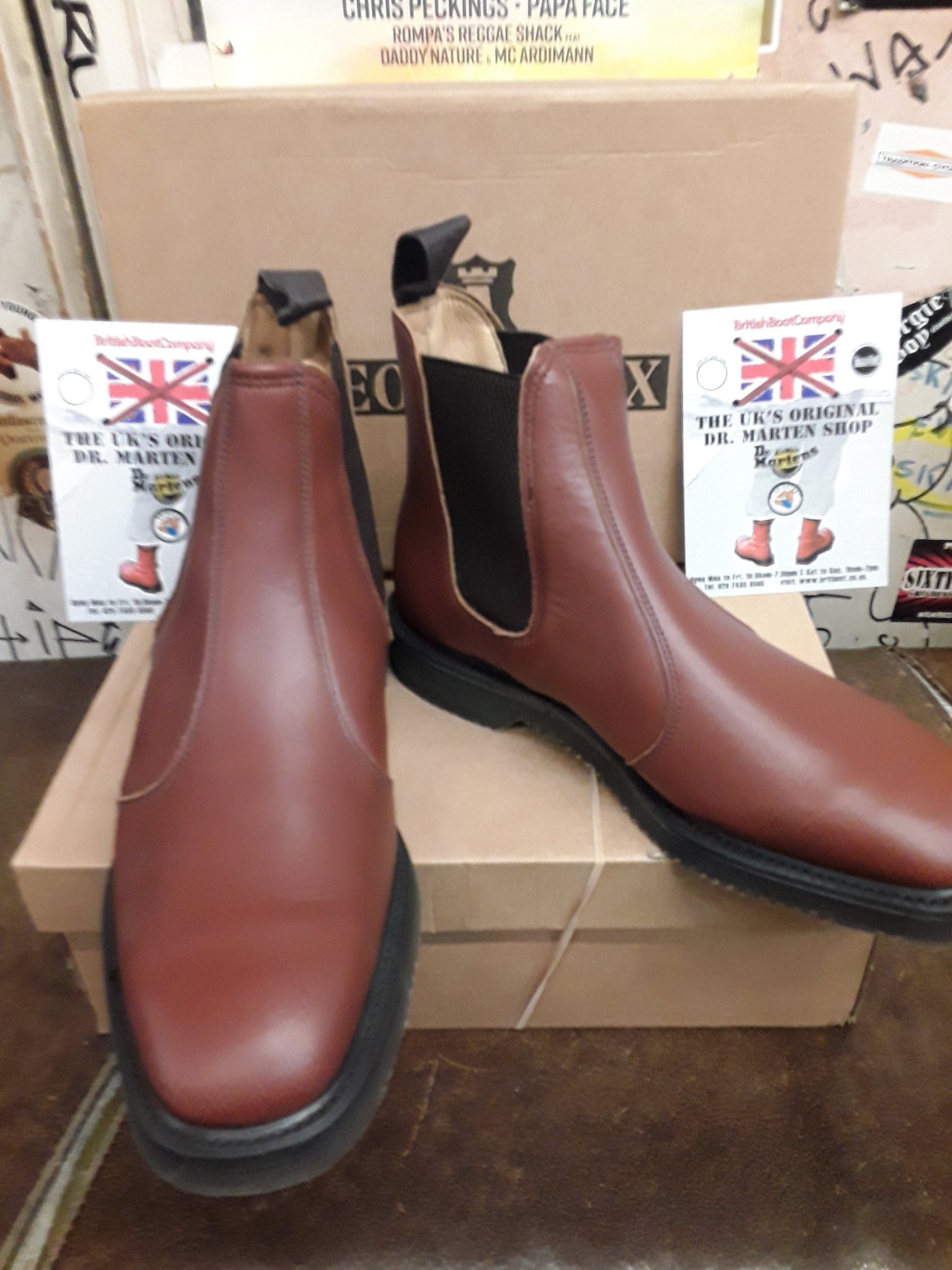 George Cox Brayfield Chelsea Boot Brown Made in England Various Sizes