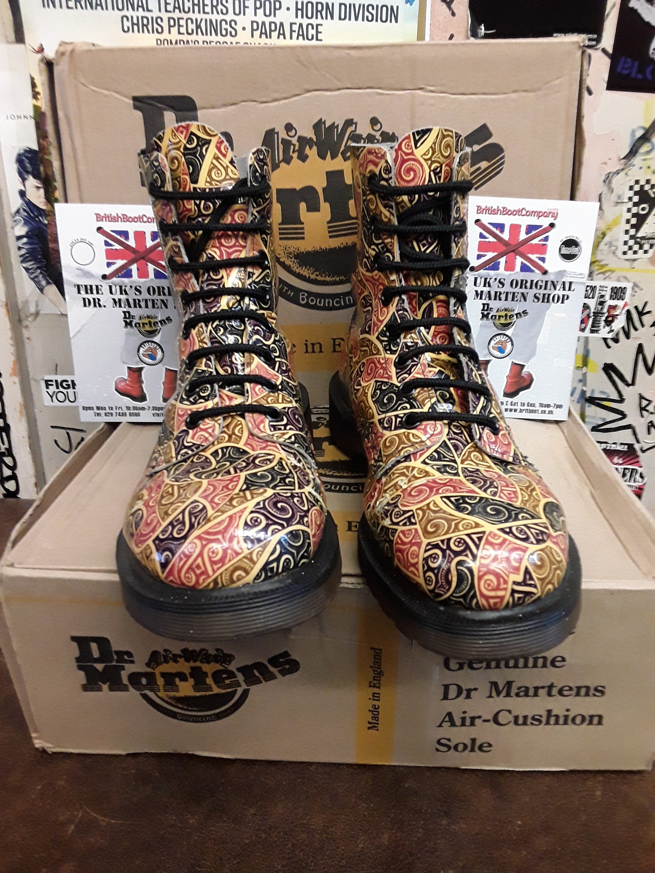 Tredair Dr Martens Made in England Mosaic 8 Hole