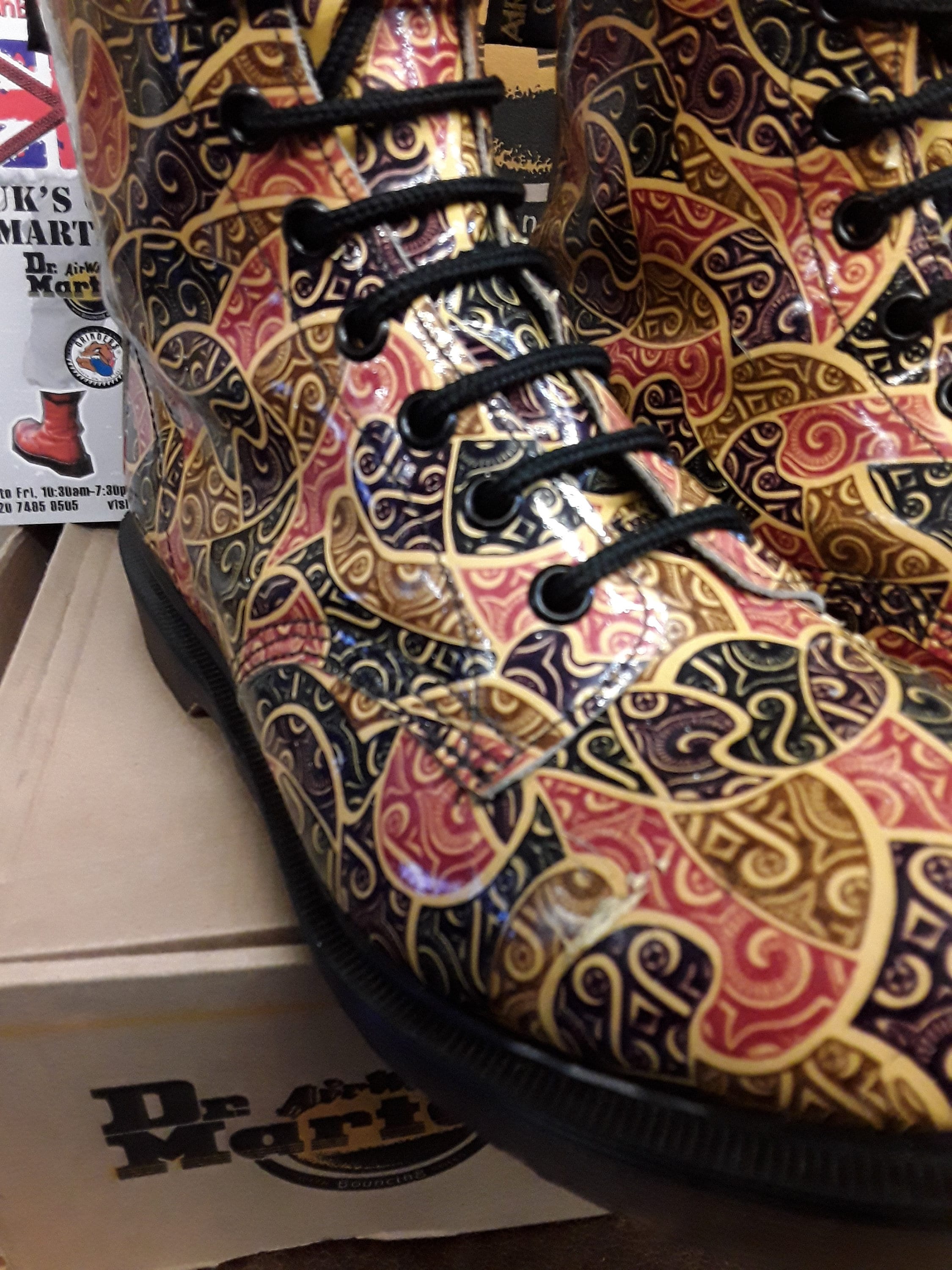 Tredair Dr Martens Made in England Mosaic 8 Hole
