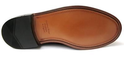 Loake - Oxblood "brighton" Leather Loafer With Leather Sole